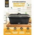 Rectangular Cast Iron Dutch Oven for Bread Baking - incl. Sourdough ...