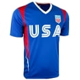Icon Sports USA Gameday Soccer Jersey, Polyester, Royal Blue, S-XXL, 1 ...
