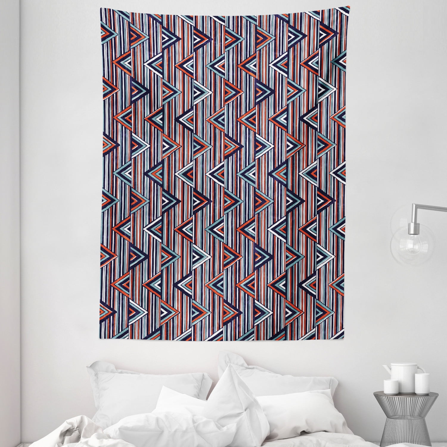 Tribal Tapestry, Striped African Abstract Ethnic Pattern with Creative ...