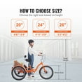 KFFKFF Mature Trike, 20 Inch Triple-Wheel Cycles,Trio Wheel Bicycles ...