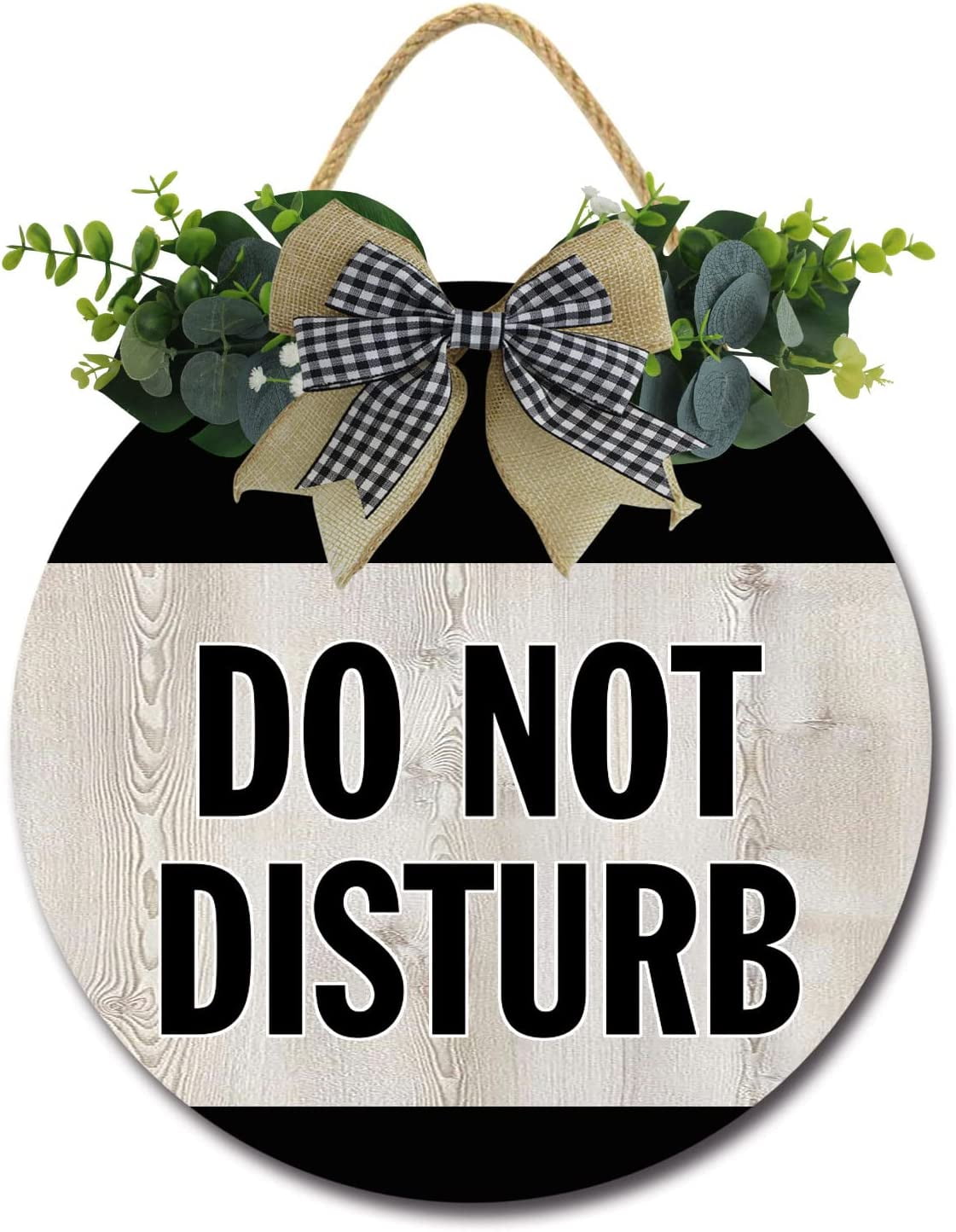Eveokoki 11" Do Not Disturb Door Hanger Sign, Do Not Disturb Sign ...