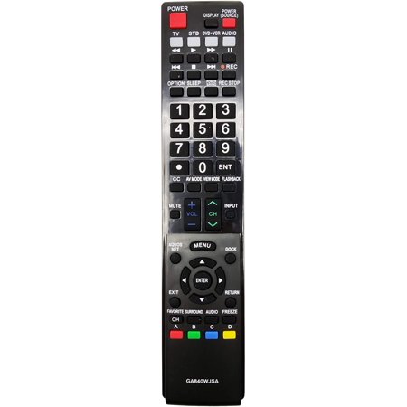 InTeching GA840WJSA TV Remote Control for Sharp LC-40LE810UN, LC ...