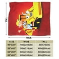 Bob The Builder Blanket, Super Soft Throw Blanket For Couch Sofa Bed ...