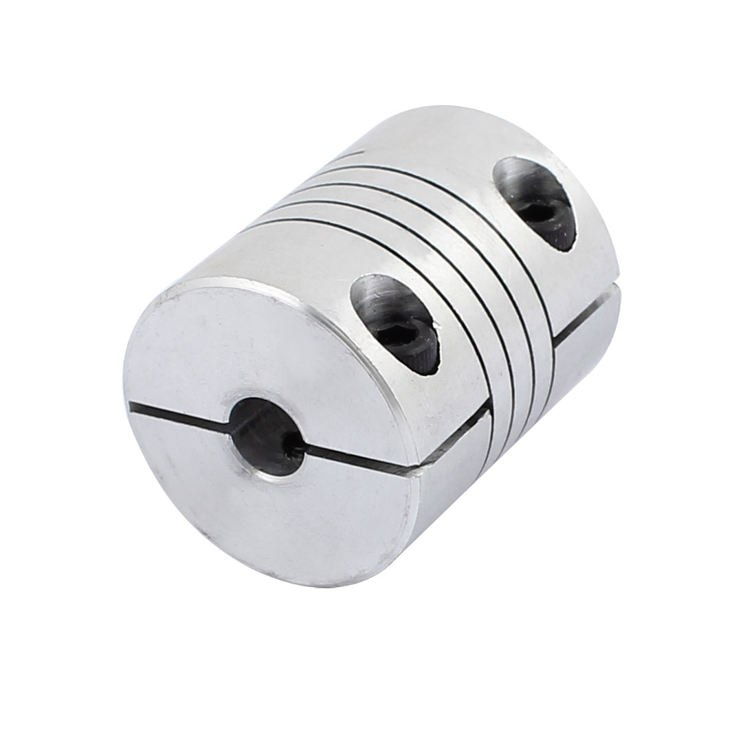 5mmx6.35mm Aluminum Alloy Spline Shaft Flexible Helical Coupling D25L30 ...