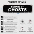 Beware of Ghosts Sign 16x4 Inches "BEWARE OF GHOSTS" Wall Decor for ...