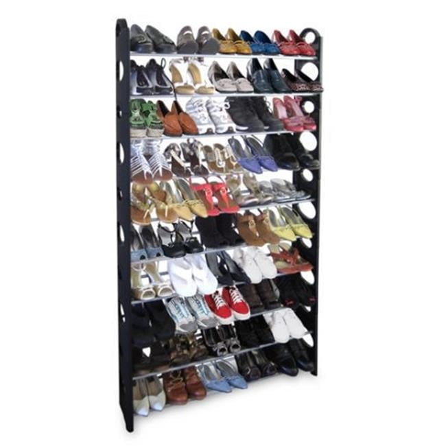 Corp Shoe Rack 50 Pair Black | Walmart Canada