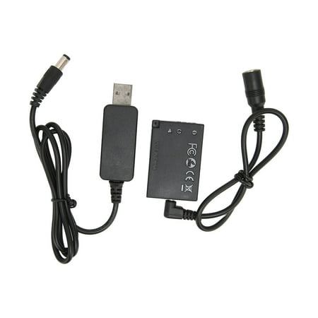 DC Coupler, USB2.0 Full Decoding 5V-2A Input Dummy Battery Black With ...