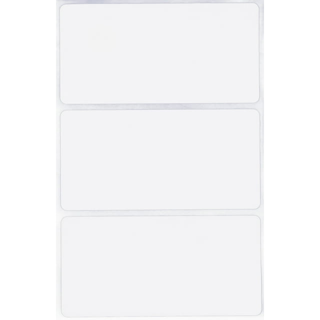 Royal Green Rectangular Name Tag Stickers Color-Coding Labels, 4" x 2 ...