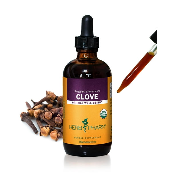 Extracto líquido Herb Pharm Clove, 120 ml, certificado orgánico ...