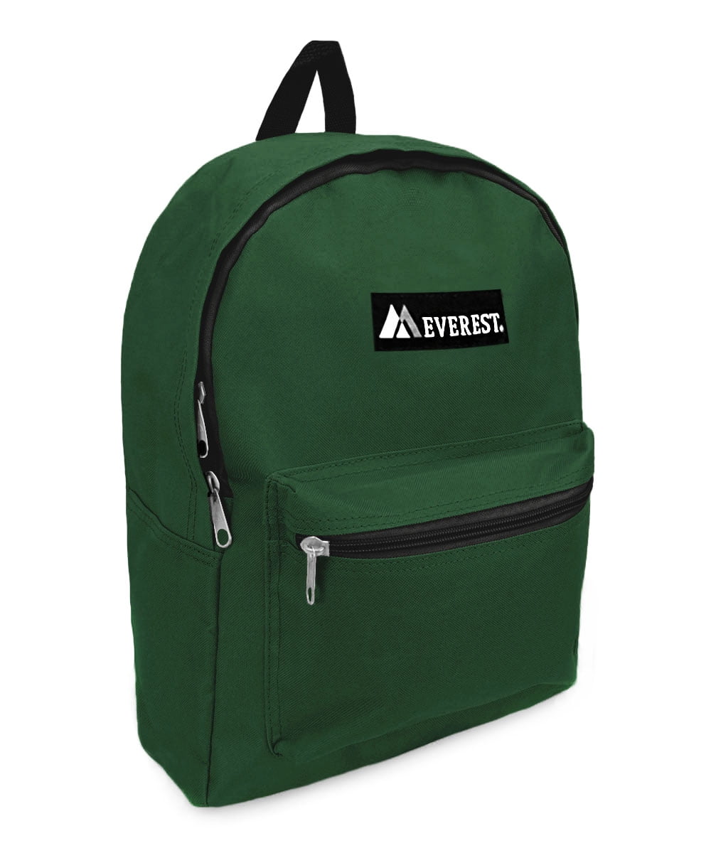 Everest 15" Basic Backpack, DARK GREEN All Ages, Unisex 1045K-DGRN ...