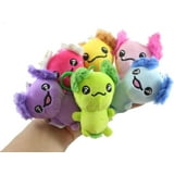 Set of 6 Axolotl Plush Stuffed Animals with Clip - Adorable Walking ...