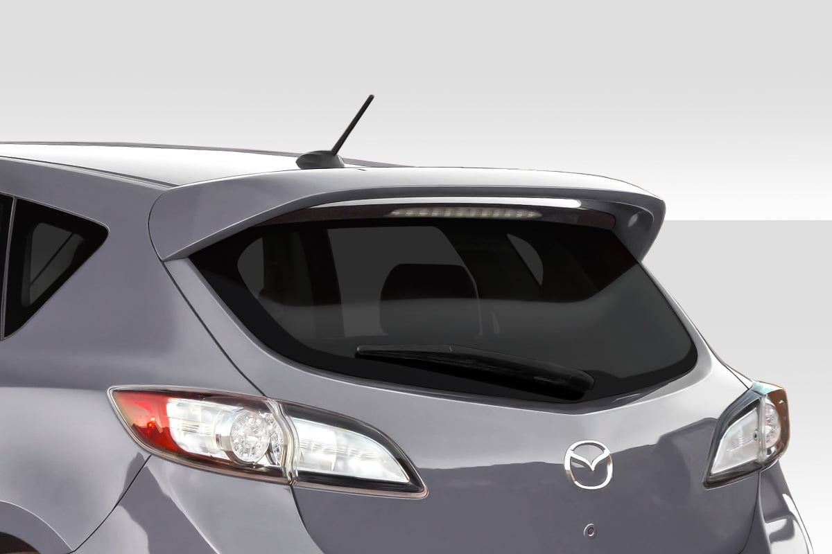 2010-2013 Mazda 3 Duraflex Turbo Look Rear Roof Wing Spoiler- 1 Piece ...