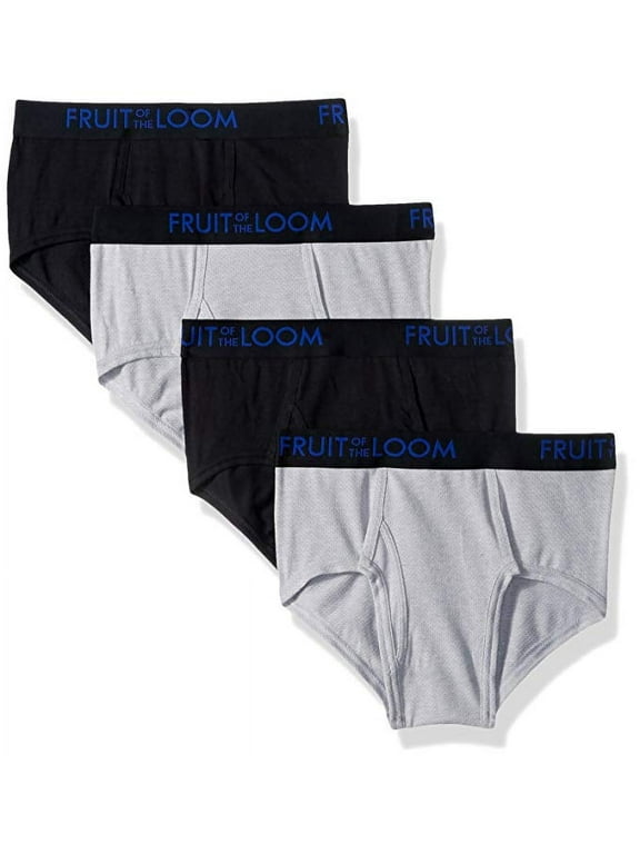 Fruit of the Loom Men's Breathable Micro-Mesh Assorted Color Briefs, 4 ...