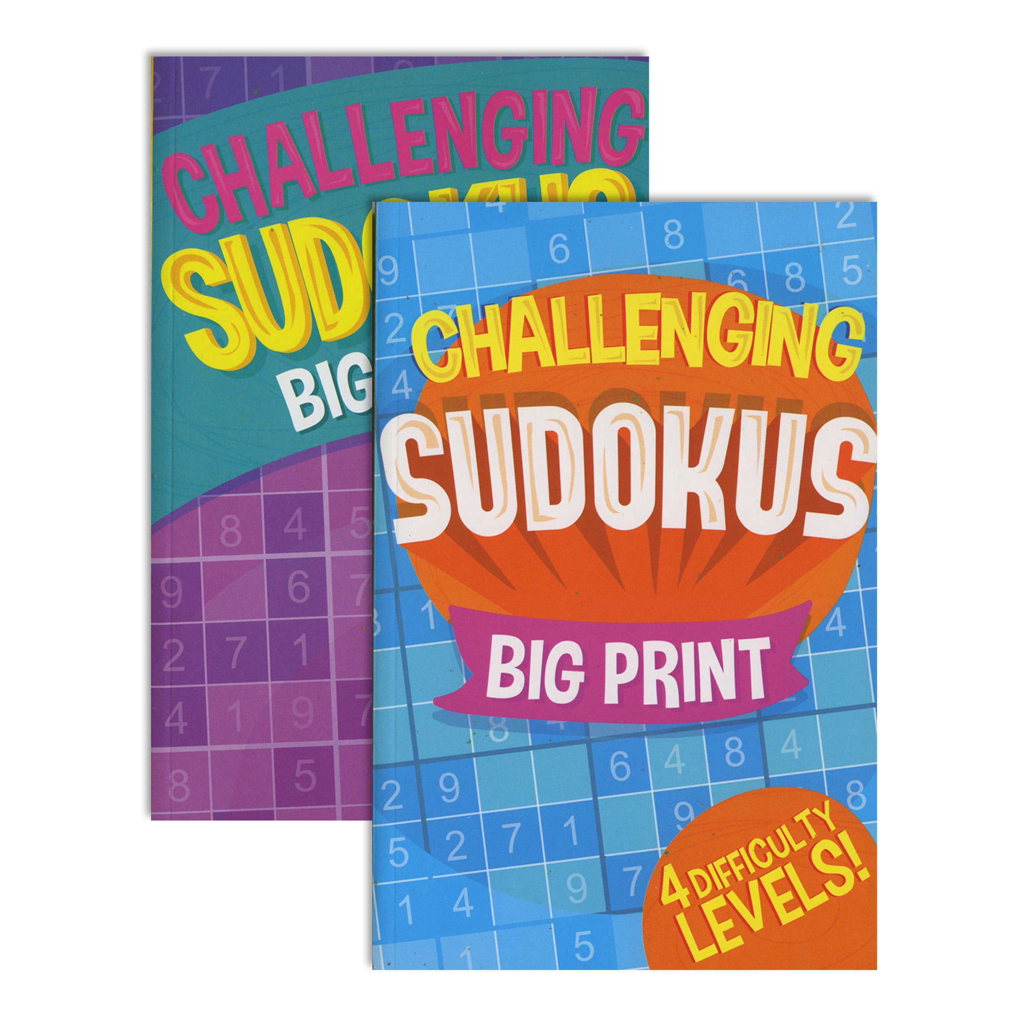 Sudoku Digest Puzzle Books 2 Titles, Brain Workout Number Match, 2-Pack ...