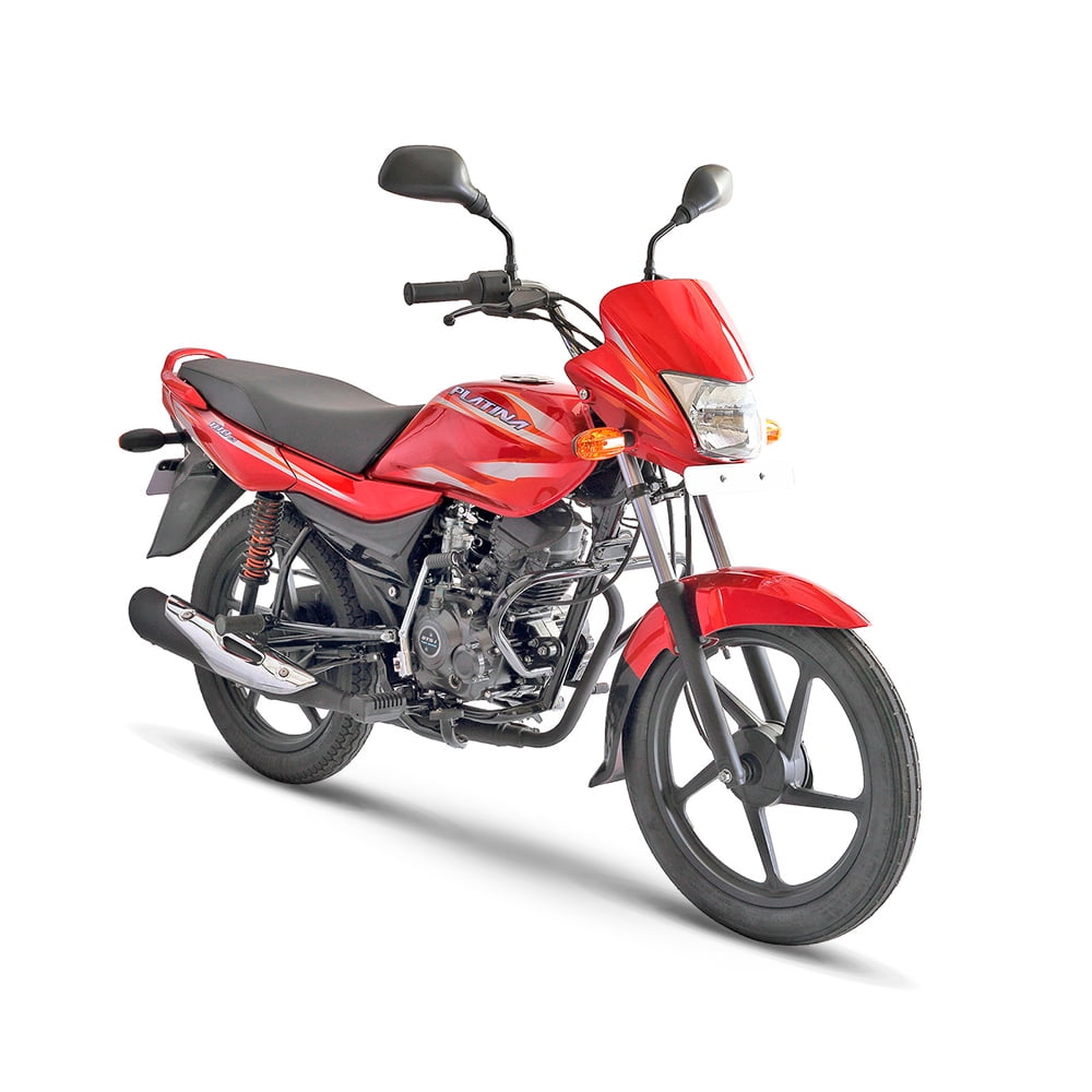 MOTOCICLETA BAJAJ TRABAJO PLATINA 100 ROJA 2025 | Walmart en línea