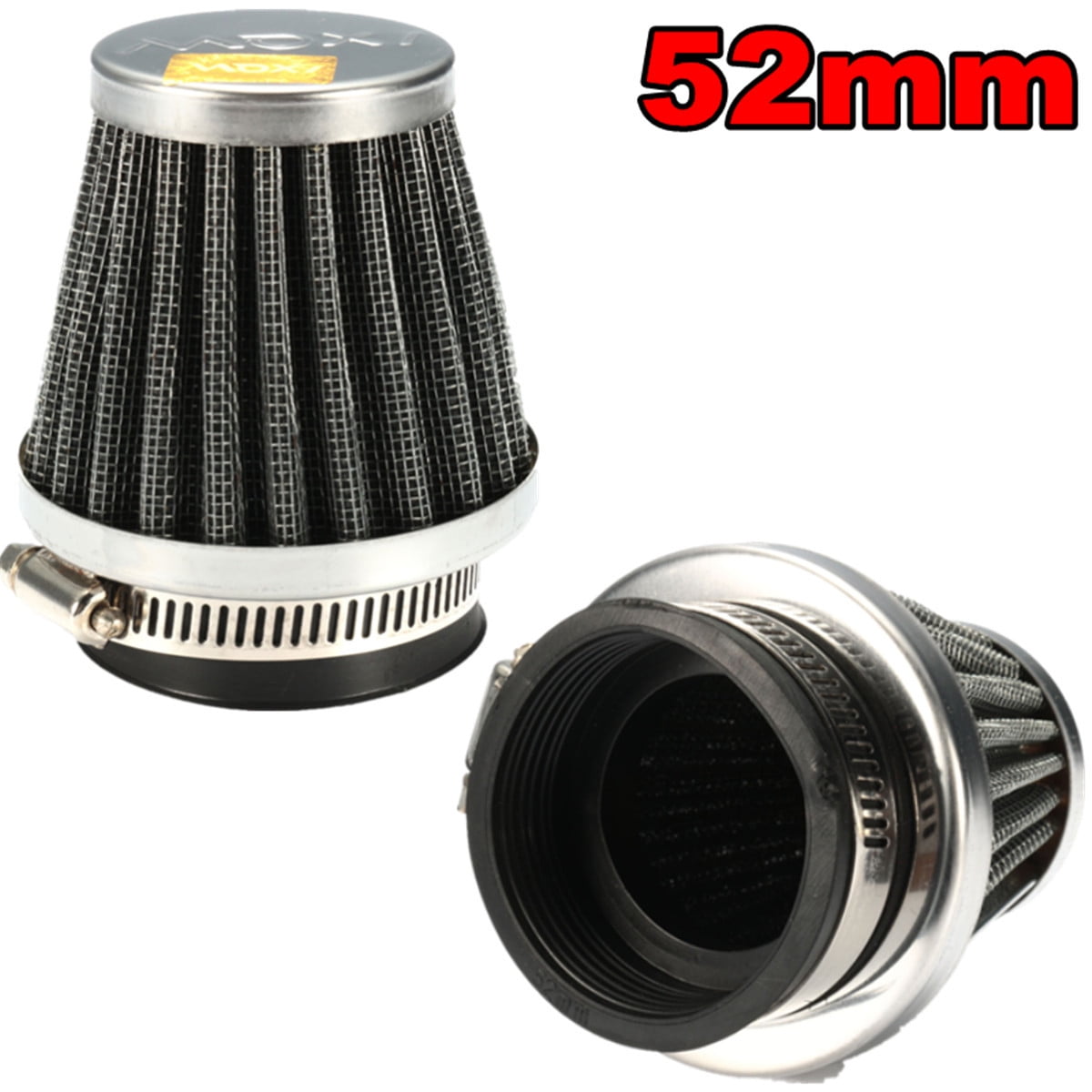 Universal Motorcycle Pod Air Filter For Chrome 35mm 38mm 39mm 42mm 46mm ...