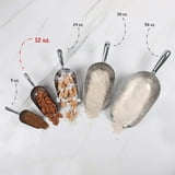 Tackleit Metal Ice Scoop, Multi-Purpose Aluminum Food Scooper for Flour ...