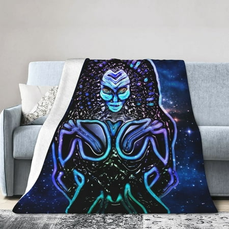 DouZhe Ultra-Soft Micro Fleece Lightweight Flannel Bed Blanket, Fantasy ...