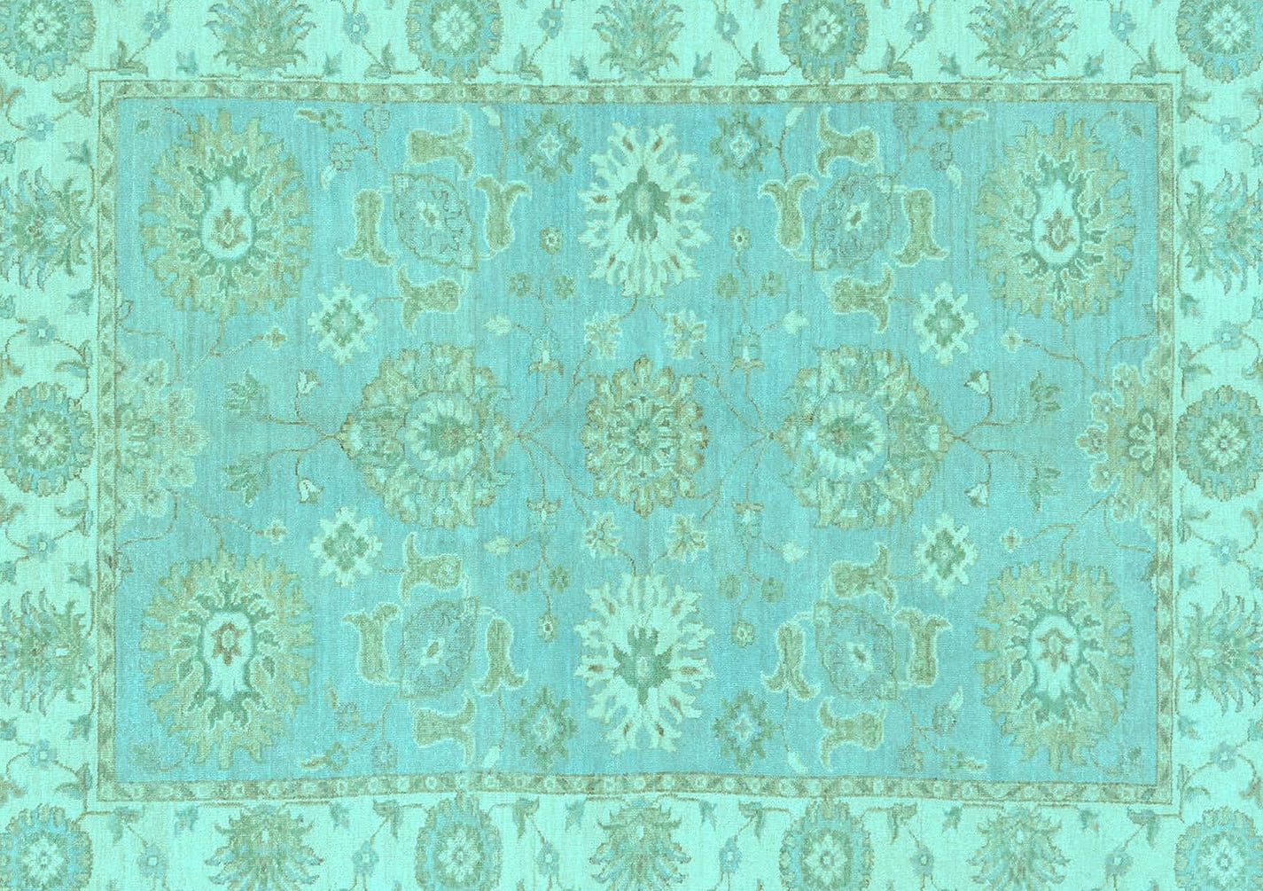 Ahgly Company Indoor Rectangle Oriental Light Blue Traditional Area ...