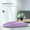 Uciefy Wireless Mouse, Slim Silent USB C Rechargeable Mouse, Compact ...