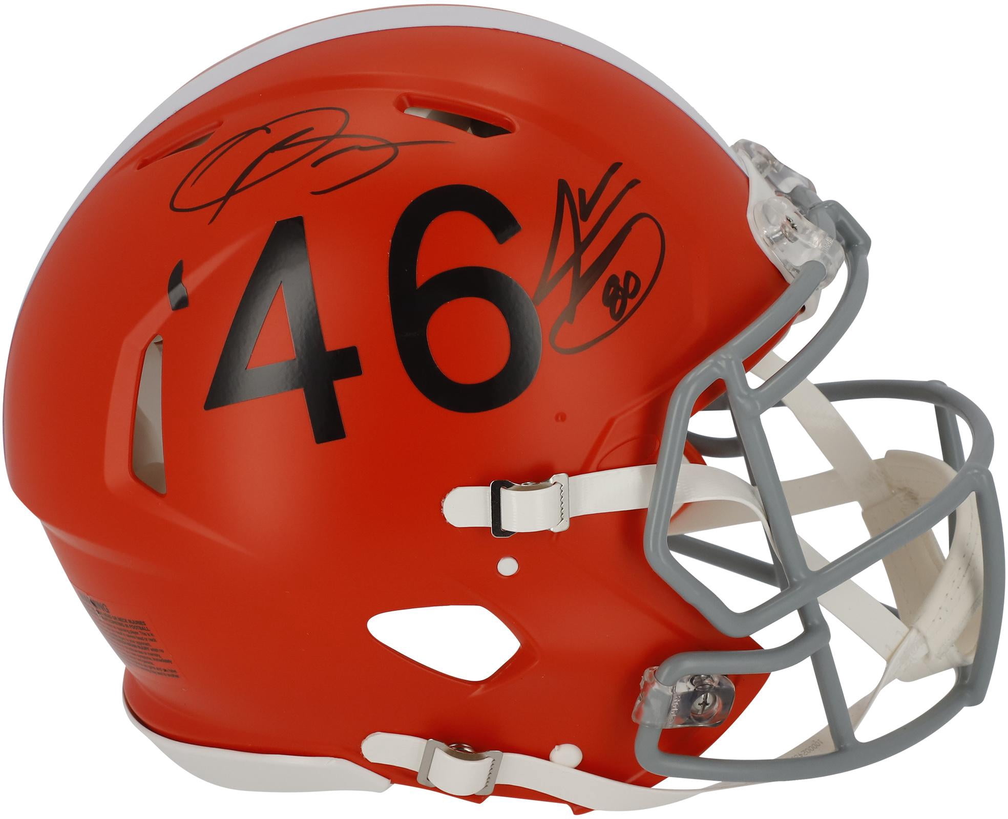Odell Beckham Jr. & Jarvis Landry Cleveland Browns Autographed Riddell ...