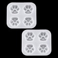 DIY Cat Paw Prints Fondant Molds Resin Casting Molds for UV Resin Epoxy ...