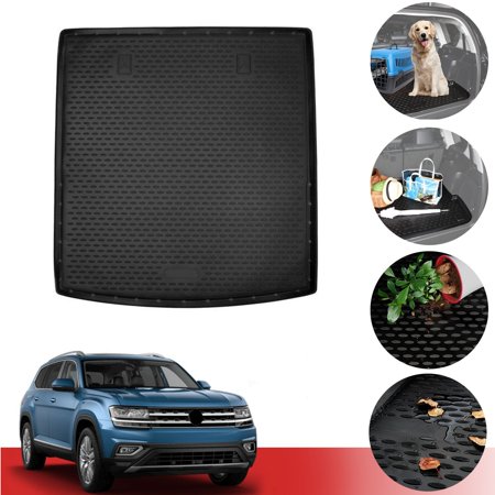 Cargo Liner For Volkswagen Teramont 2019-2021 Rear Trunk Floor Mat 3D ...