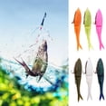 120mm/170mm Artificial Slow Sink Baits, T Shape Tail Flexible Swimming ...