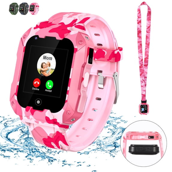 CJC 4G Smart Watch for Kids, Smartwatch Phone with GPS, SOS, WiFi, HD ...