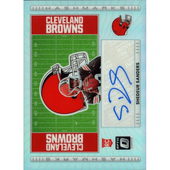 2025 Panini Donruss Optic Shedeur Sanders #HM-SS Hashmarks Prizm Auto ...