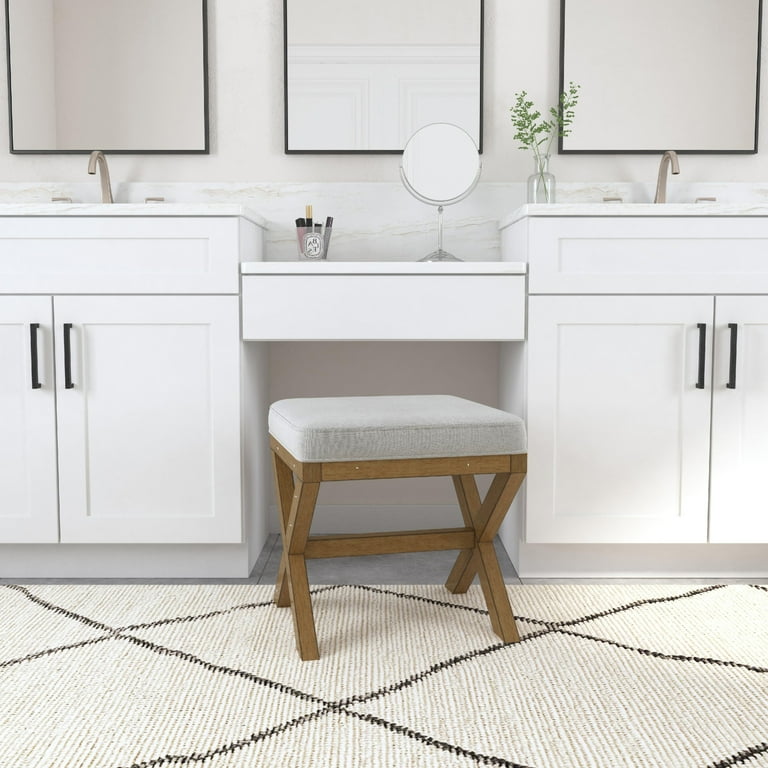 Hillsdale Furniture Somerset Vanity Bench Driftwood