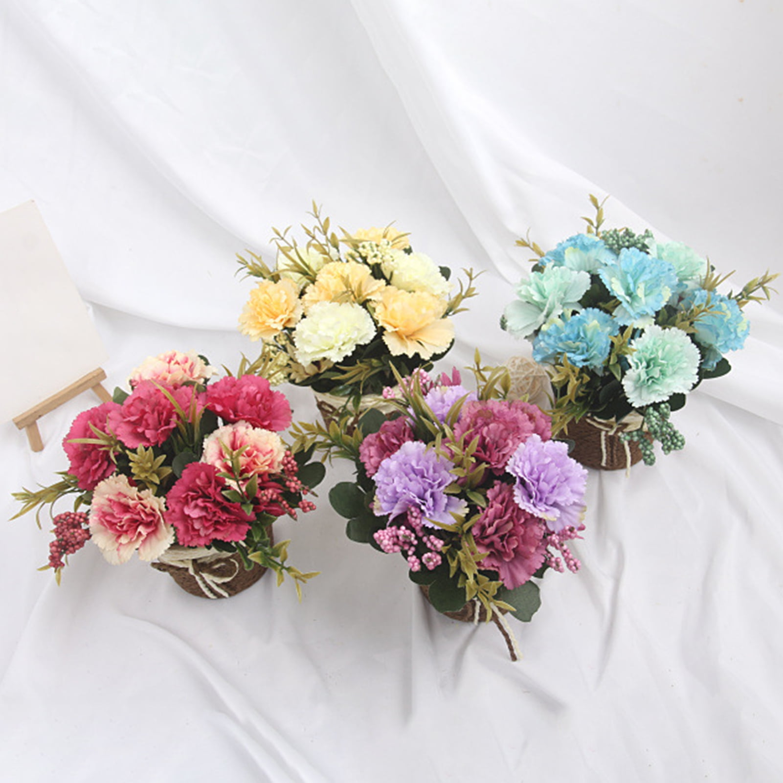 UDIYO Simulation Pot Plant Fine Workmanship Festival Decoration Rattan ...