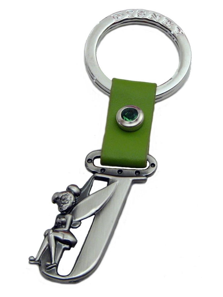 Tinker Bell Letter J Pewter Key Chain - Walmart.com