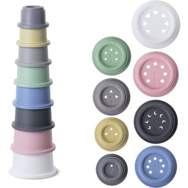 The First Years Infant Baby Development Stacking & Counting Cups, Motor ...