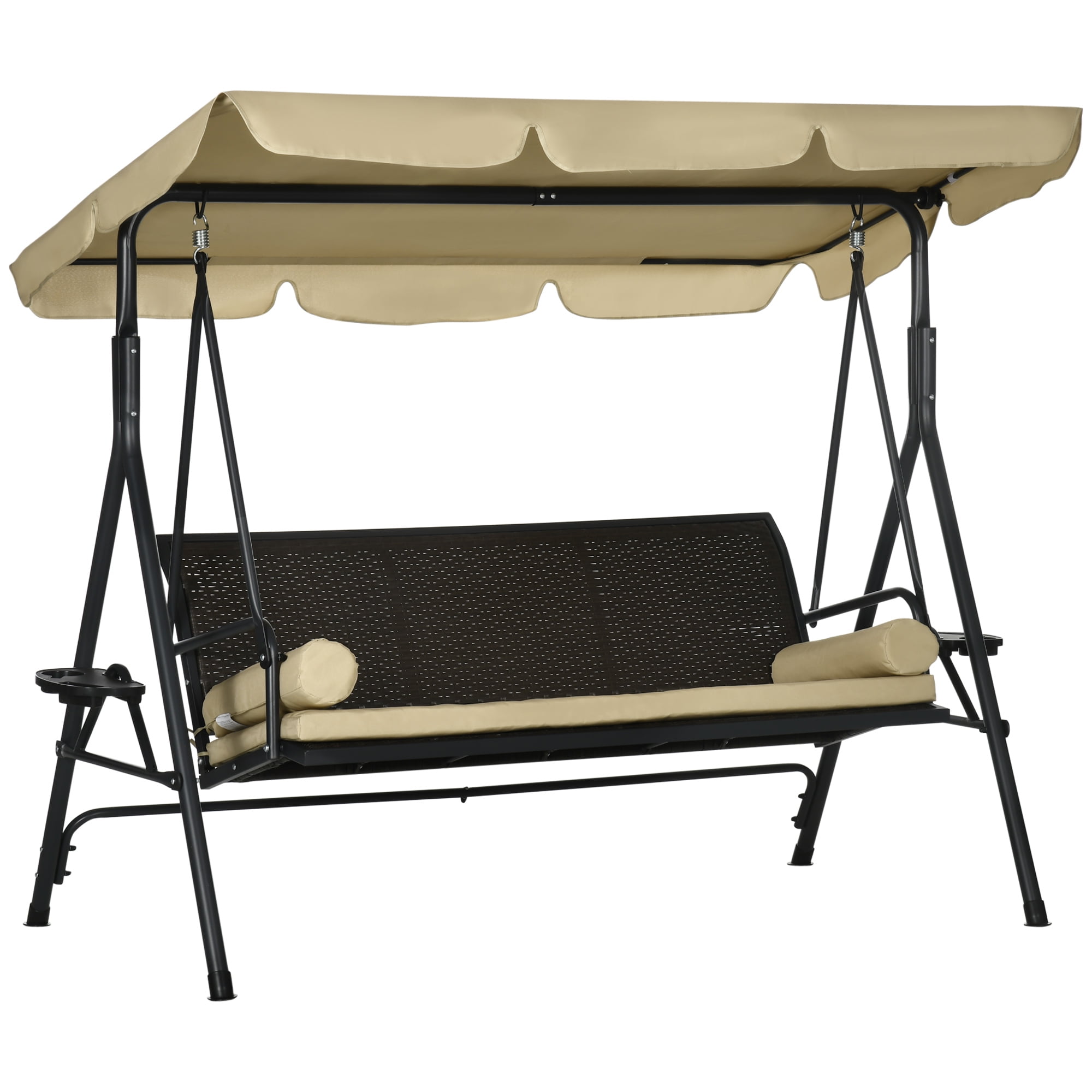 Click here for Outsunny 3-Seat Porch Swing With Canopy Outdoor Sw... prices