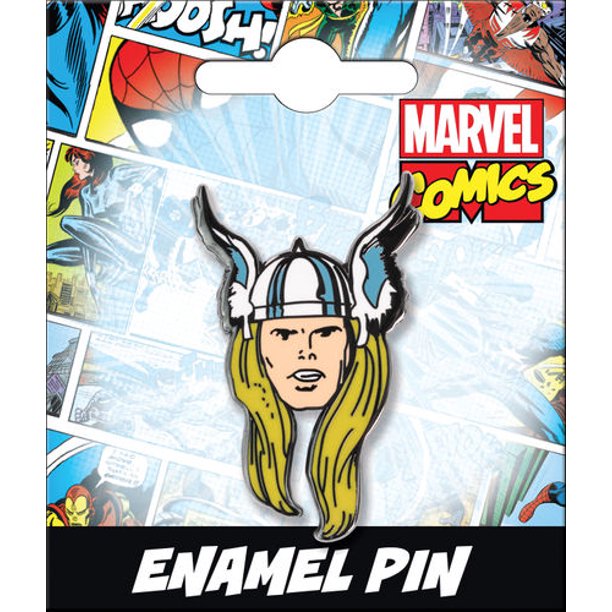 Marvel Comics Thor Head Face Enamel Pin 51043MV - Walmart.ca