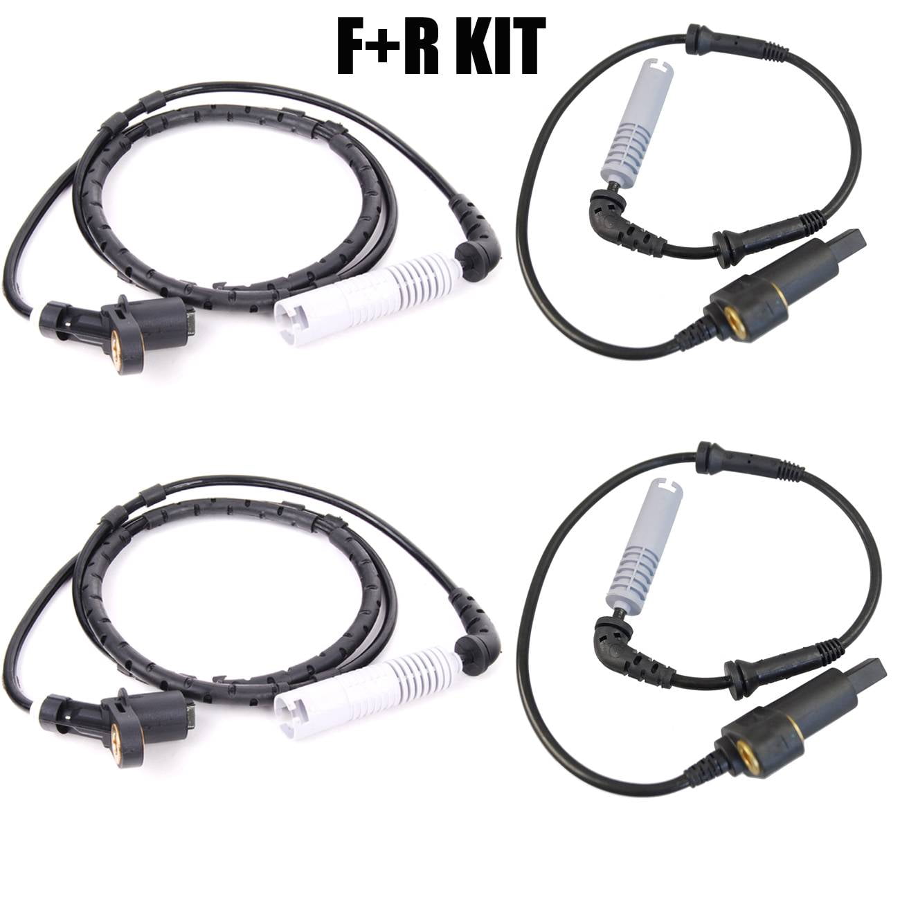 Bapmic 4 Pcs 34521164651 Front + 34521164652 Rear ABS Wheel Speed ...