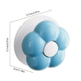 4 Colors Flower Shaped Self-Adhesive Trash Bag Holder Clip Garbage Bag ...