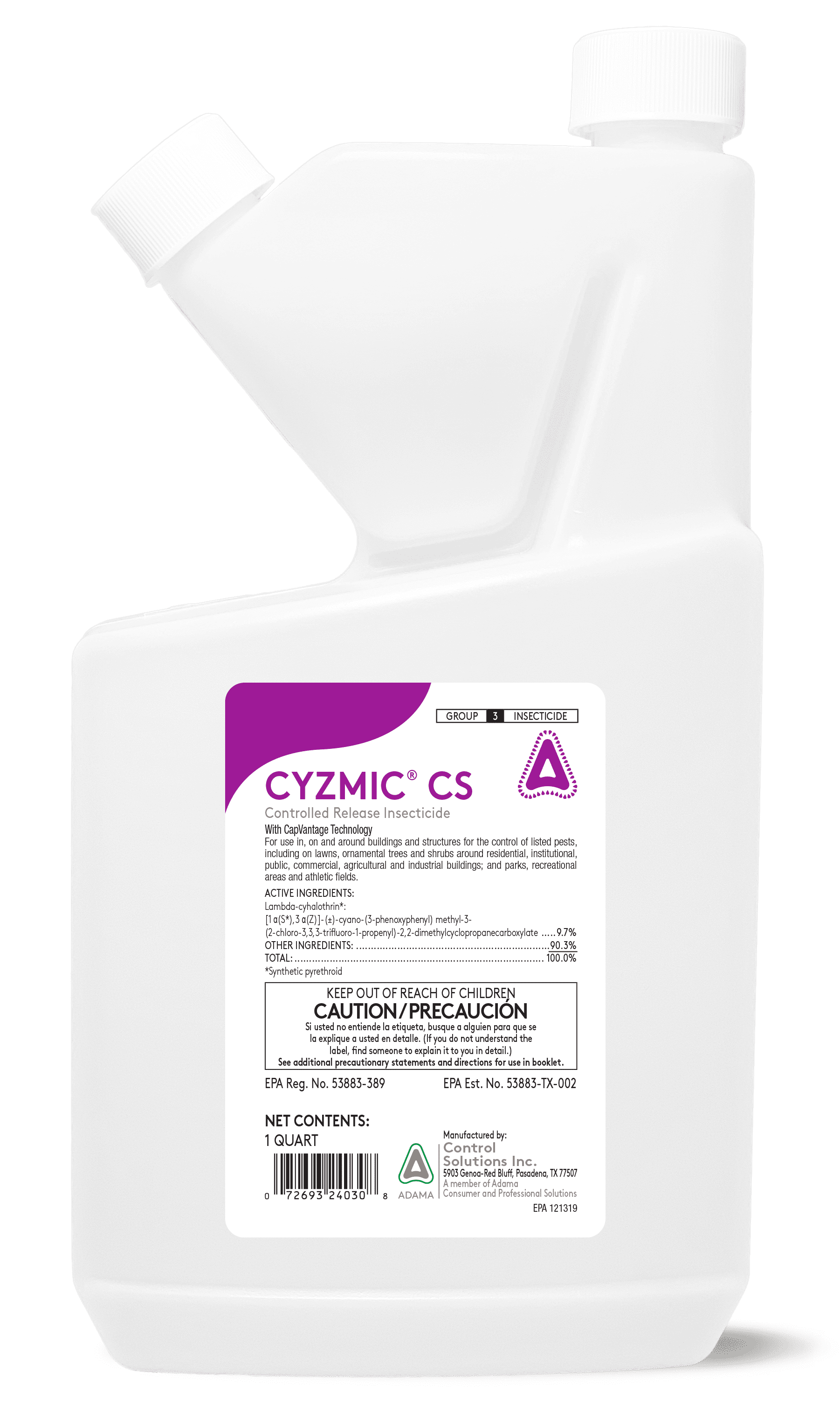 Cyzmic CS Insecticide - Broad-Spectrum Control of Household Pests - 32 ...