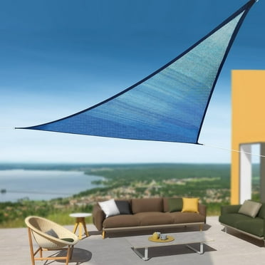 Sun Shade Sail Triangle Waterproof 6.5/10/12/16FT Outdoor Garden Patio ...