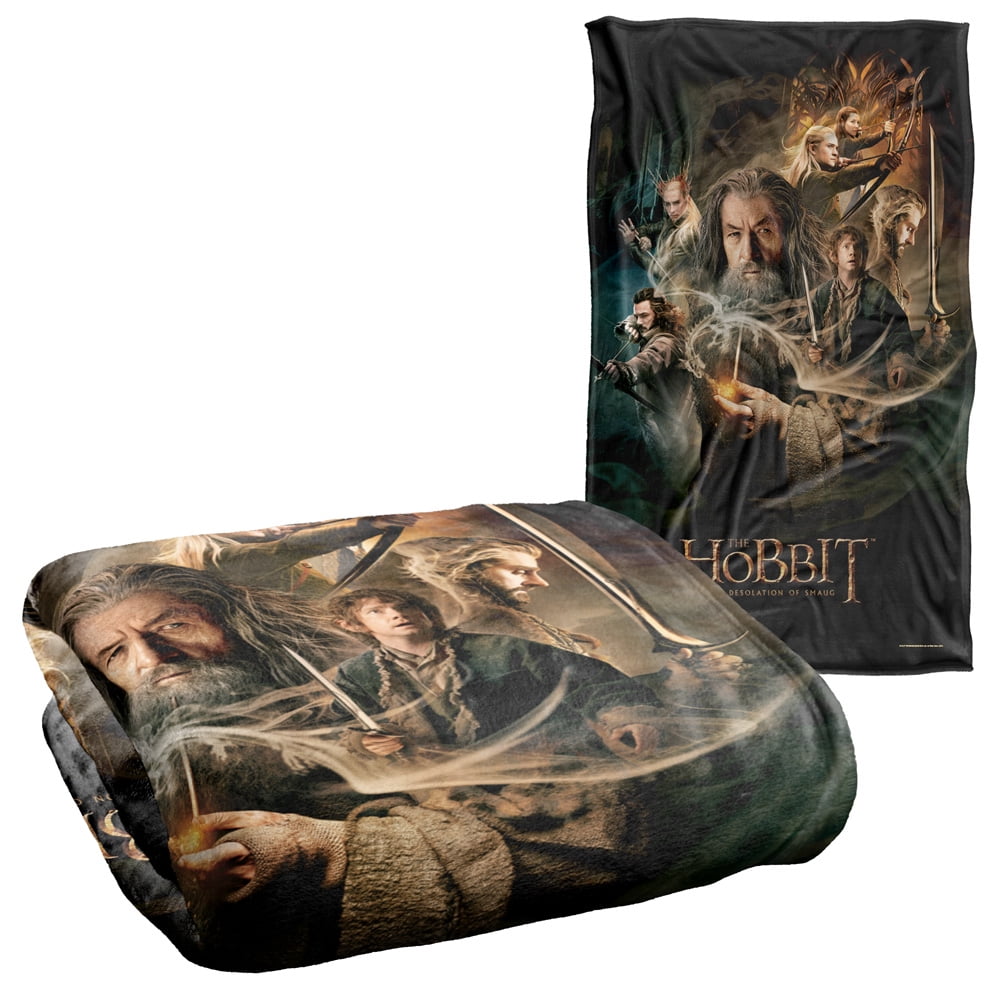 The Hobbit The Desolation of Smaug Poster Silky Touch Super Soft Throw ...