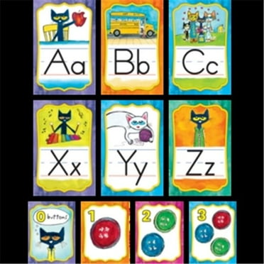 Teacher Created Resources Pete the Cat Numbers 0-20 Bulletin Board Set ...