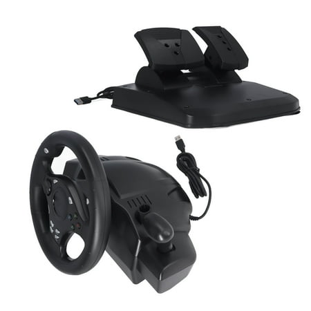 Racing Gaming Steering Wheel, 7 In 1 Universal Usb Car Sim 270 Degrees ...