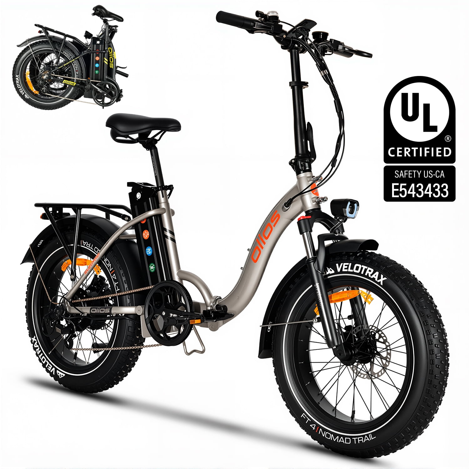 Click here for Oiios Electo Electric Bike Folding Fat Tire For Ad... prices