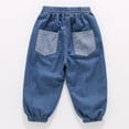 Boys Summer Thin Denim Proof Pants Kids Soft Lightweight Pure Ankle ...