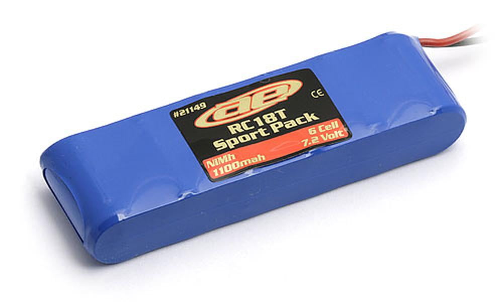 Associated Electrics Asc21149 18T 1100Mah Nimh 6 Cell Battery Pack ...