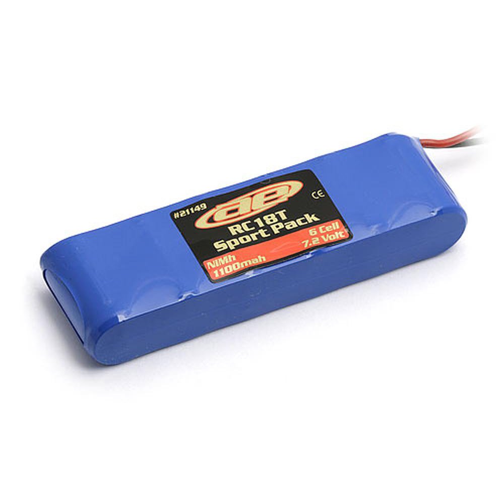Associated Electrics Asc21149 18T 1100Mah Nimh 6 Cell Battery Pack ...