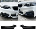 SPRING 1pair Car Front Bumper Side Lip Spoiler Covers For BMW 2-Series ...