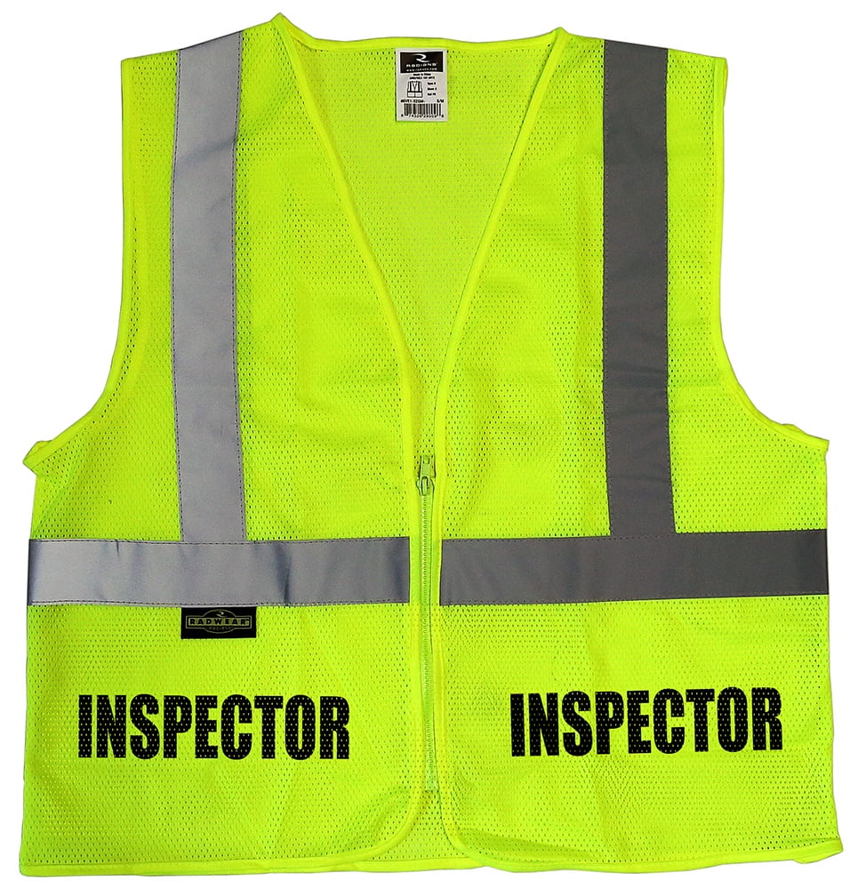 Inspector safety vest, High Visibility vest - Walmart.com