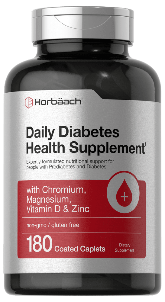 Diabetes Support Supplement | 180 Tablet | Vegetarian | by Horbaach ...